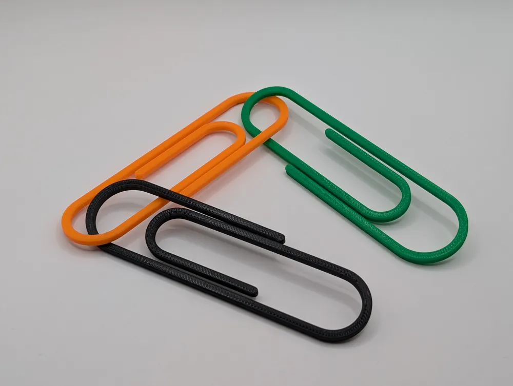 Giant Paperclip - Fast Print by PLAUK - MakerWorld
