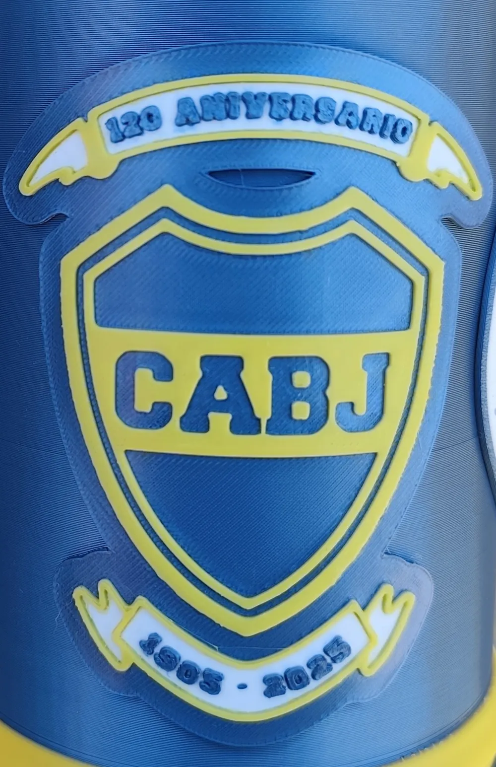 Boca Juniors 120th Anniversary Crest - Free 3D Print Model - MakerWorld