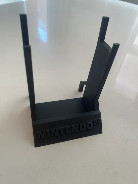 Nintendo 64 Controller stand w/ N64 logo Remixed by Gorf - MakerWorld