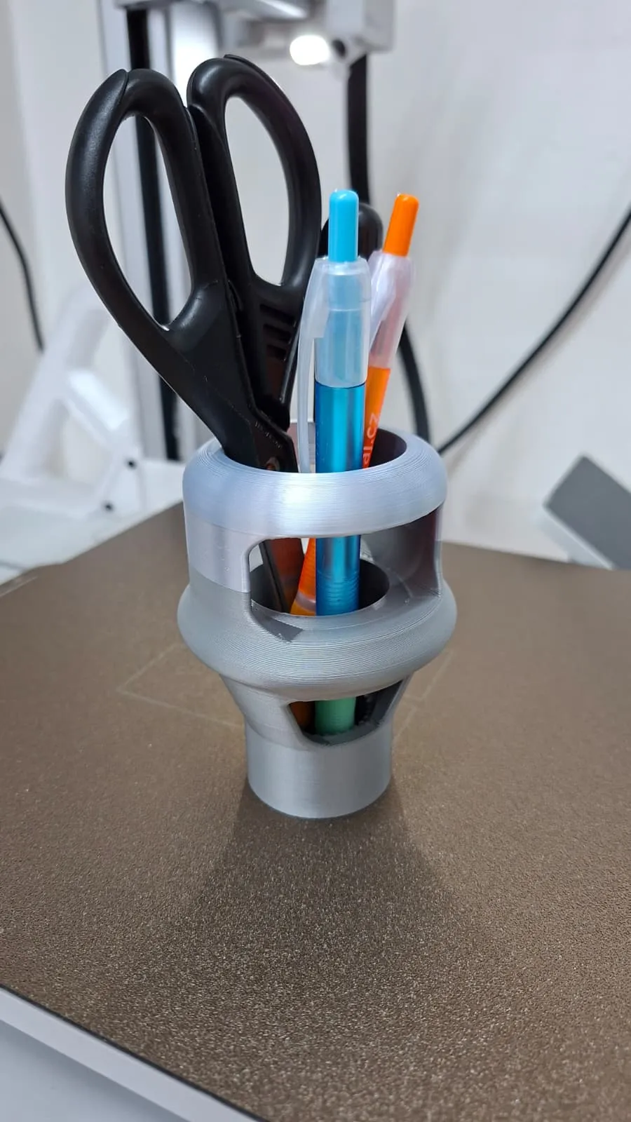 Tank muzzle brake pen holder - Free 3D Print Model - MakerWorld