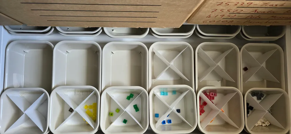 Ikea Nojig Half & Quarter Storage Tray Divider(s) by EMM386 - MakerWorld