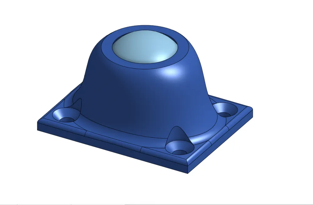 Omnidirectional Ball Caster Wheel - Print in place by Claymuh ...