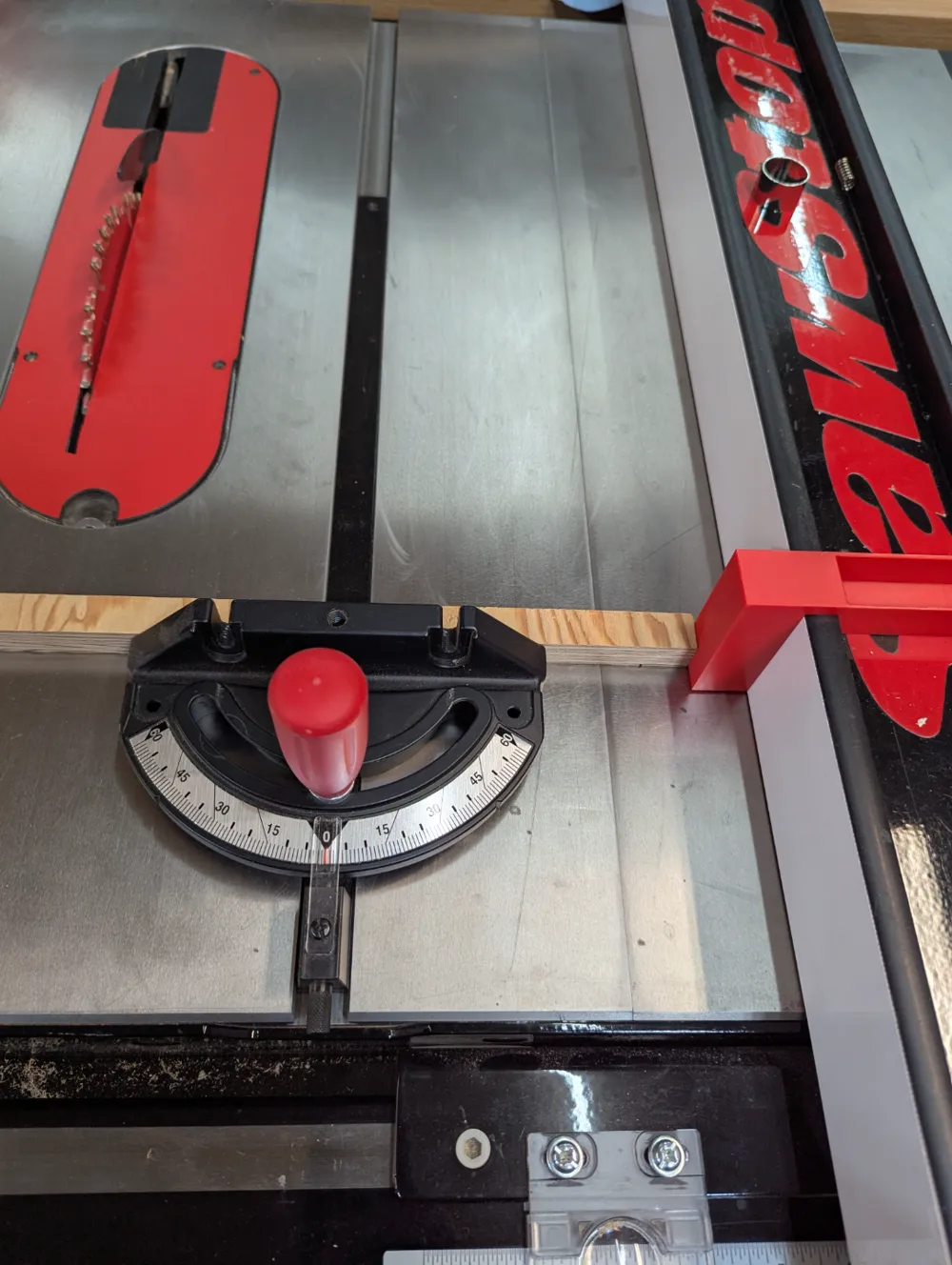 1" Sawstop T-Glide Fence Stop Block by JEV - MakerWorld