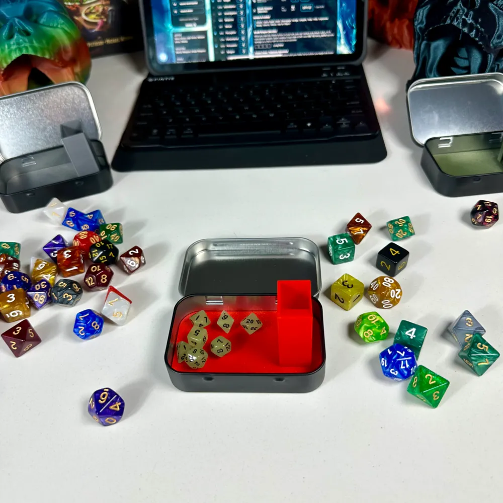 Mini Portable Dice Tower Insert For Tin Case by Basically Benski ...