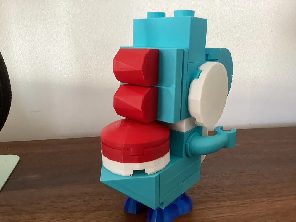 Big Brick Yoshi by GUS13 MakerWorld: Download Free 3D Models