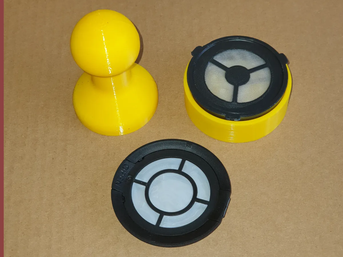 Senseo Refillable Pad Stamper by TriBar MakerWorld: Download Free 3D Models