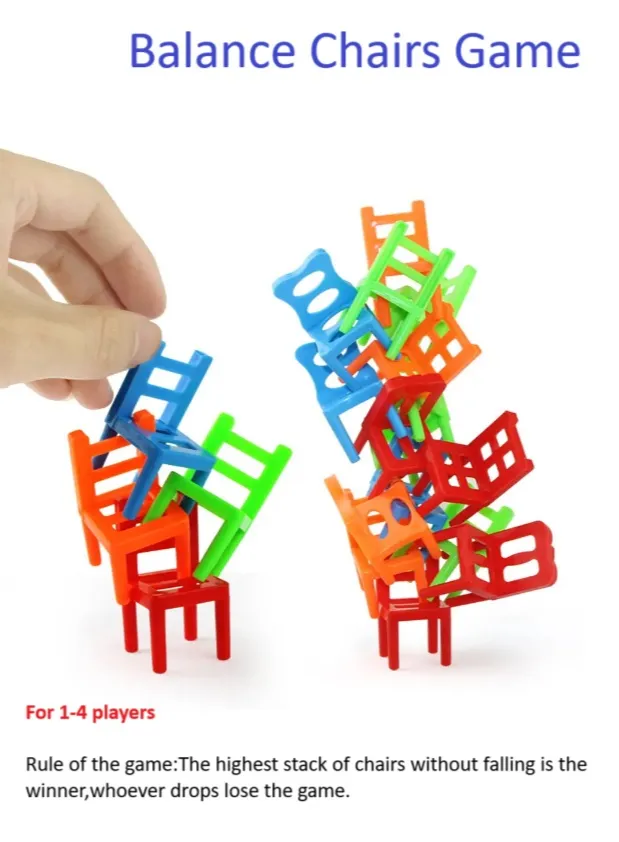Balance Chairs Game Stacking Blocks Game Balancing by kisik20 - MakerWorld