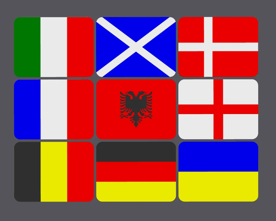 European Flag Magnets by Sakul MakerWorld: Download Free 3D Models