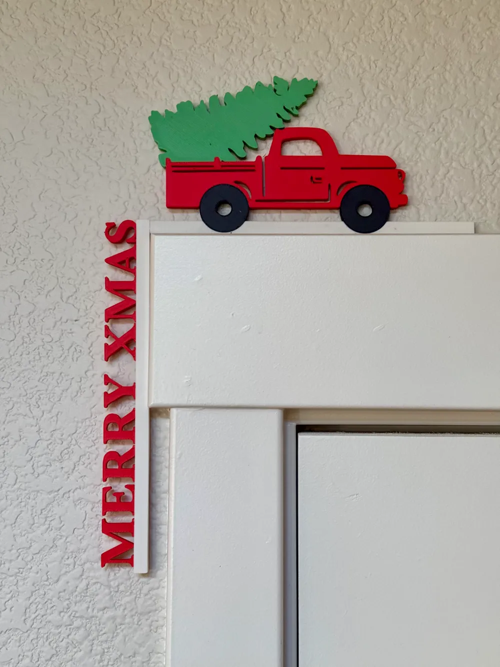 Christmas Truck Door Corner / Door Topper by Hopper_Dropper - MakerWorld
