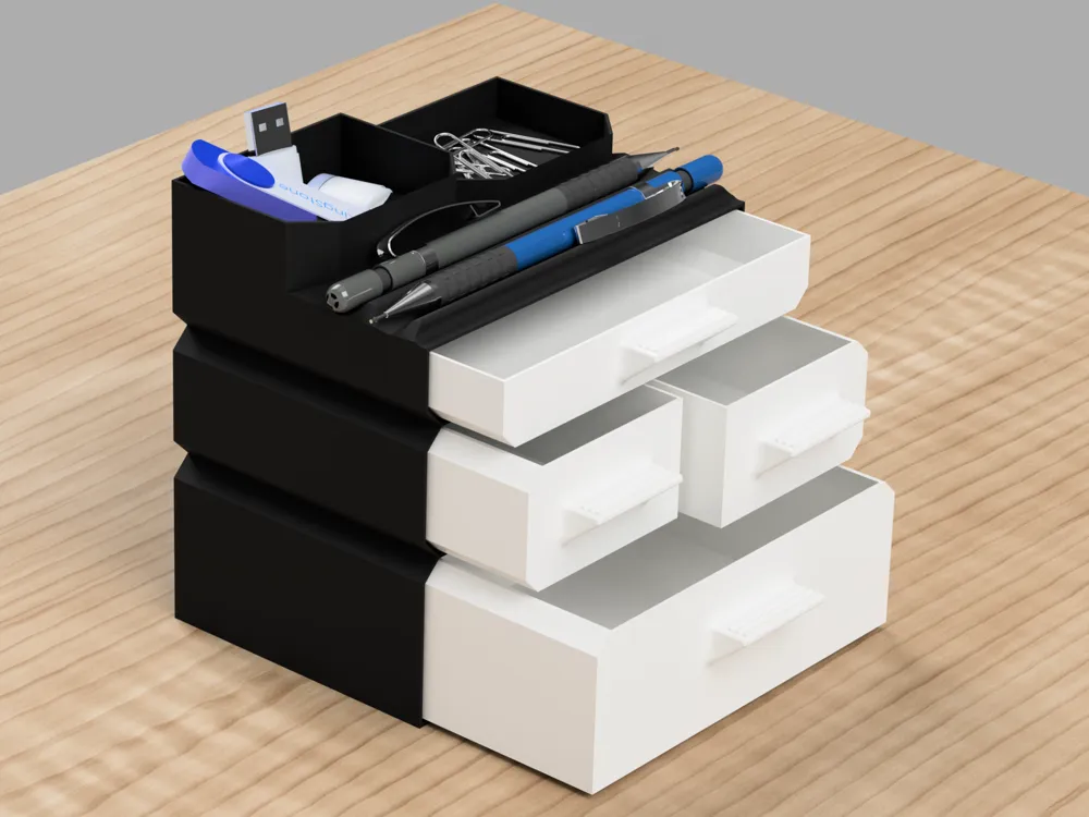 Mini Desk Organizer by LinkDesigns - MakerWorld