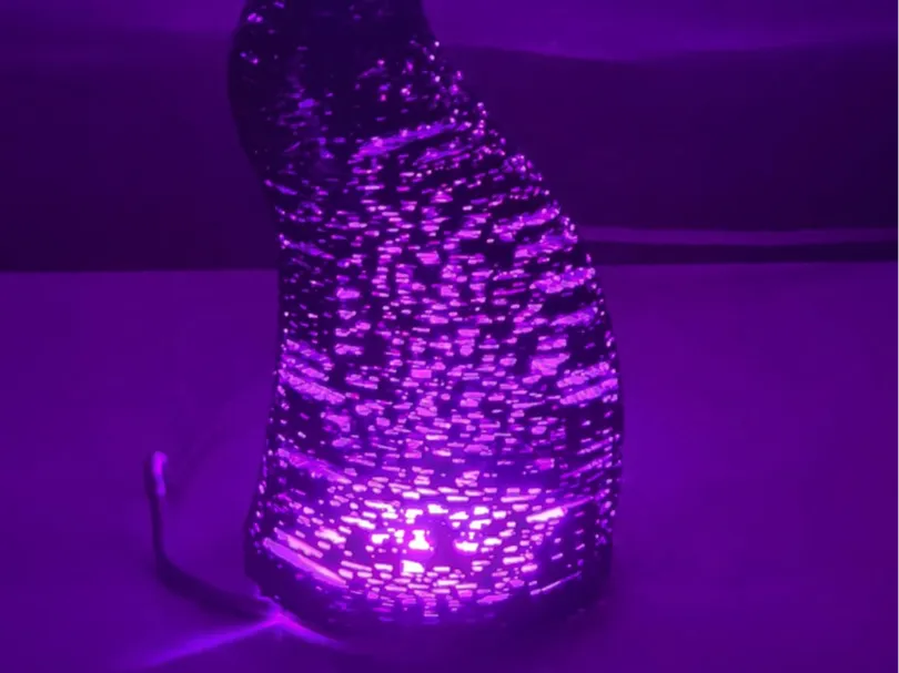 Handcrafted 3D Horn Lamp – Honeycomb Mesh Texture - Free 3D Print Model ...