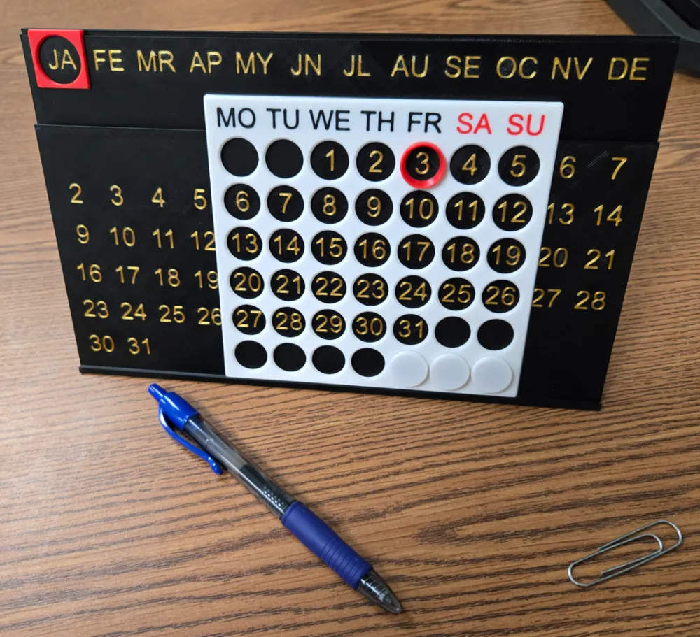 Forever/Infinity Calendar by JorbleDorble - MakerWorld