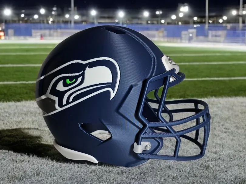Seattle Seahawks Football Helmet by animuL67 MakerWorld: Download Free ...