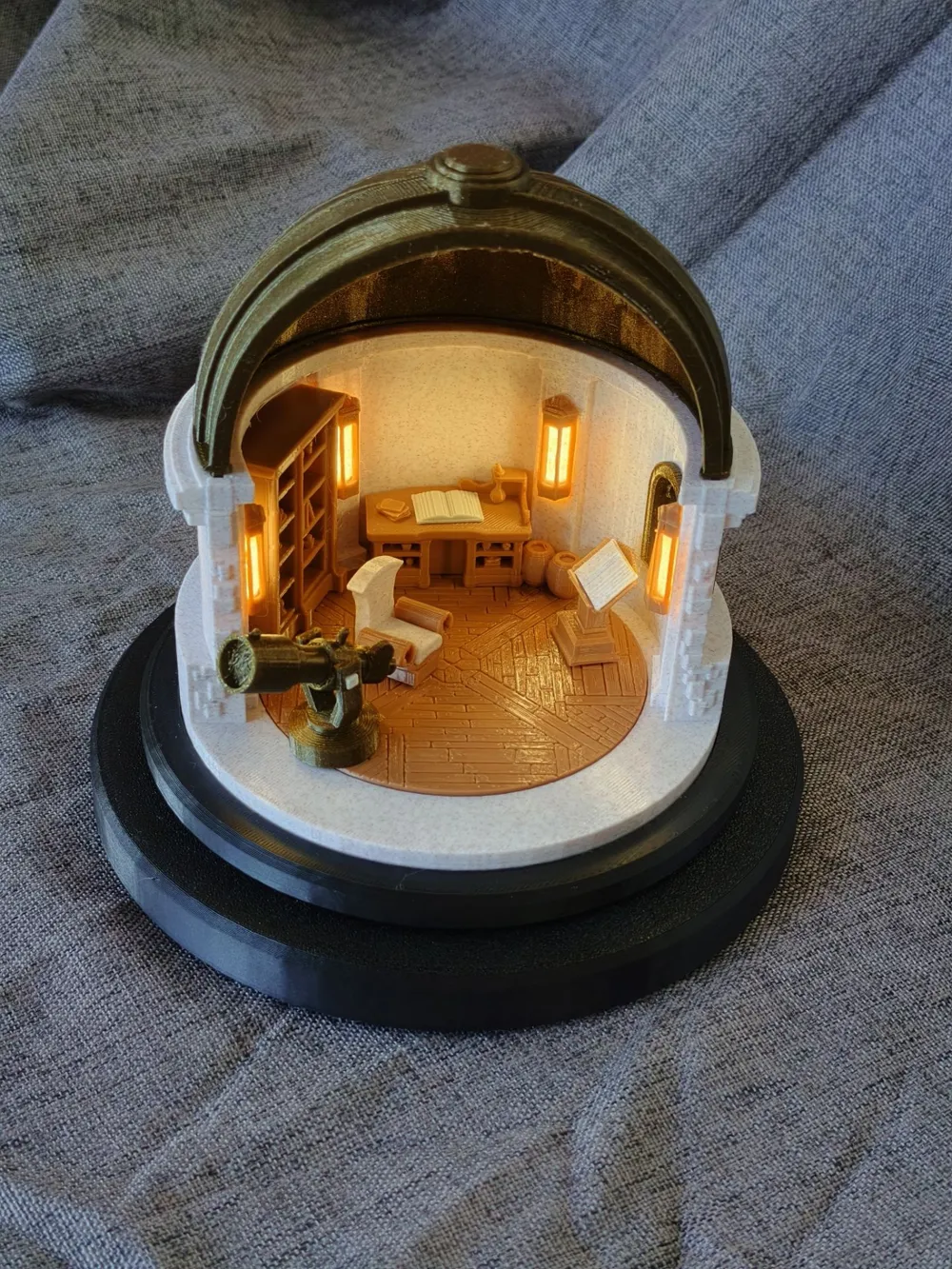 Retro Observatory by 邦德不喝可乐 MakerWorld: Download Free 3D Models