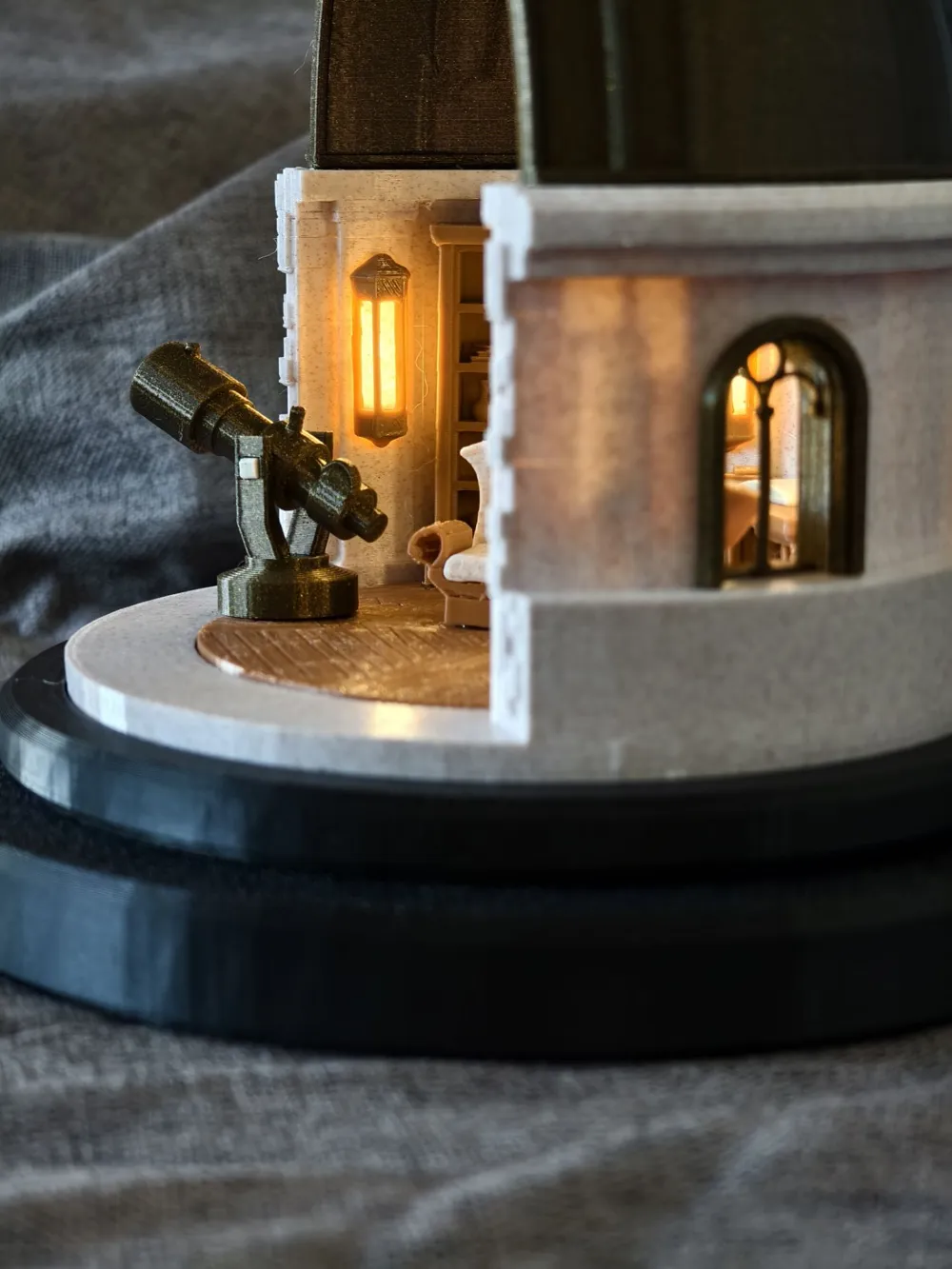 Retro Observatory by 邦德不喝可乐 MakerWorld: Download Free 3D Models