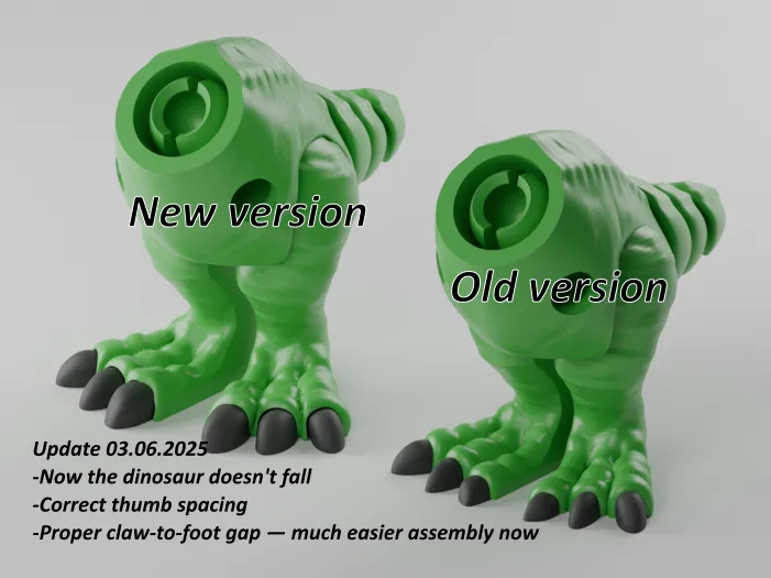 BITING T-REX (MULTIPART PRINT) by IDMyron MakerWorld: Download Free 3D ...