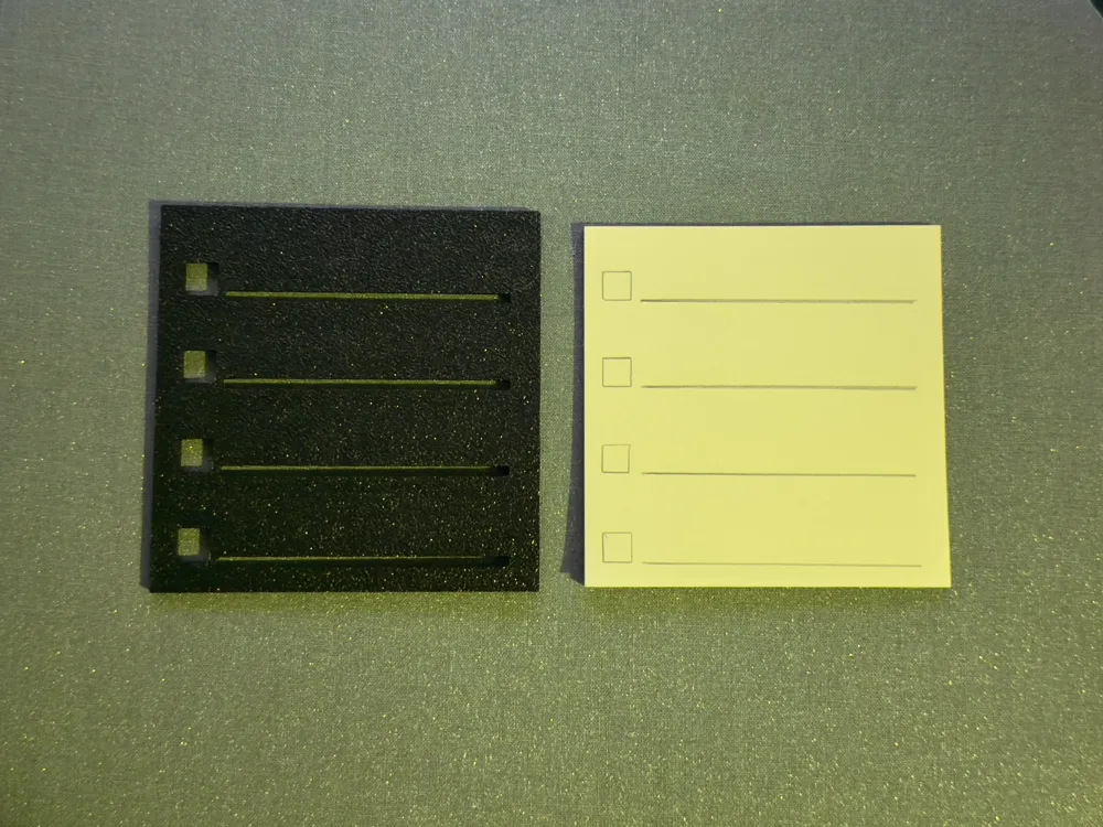 Post-it block stencil by Ahzrukhal - MakerWorld