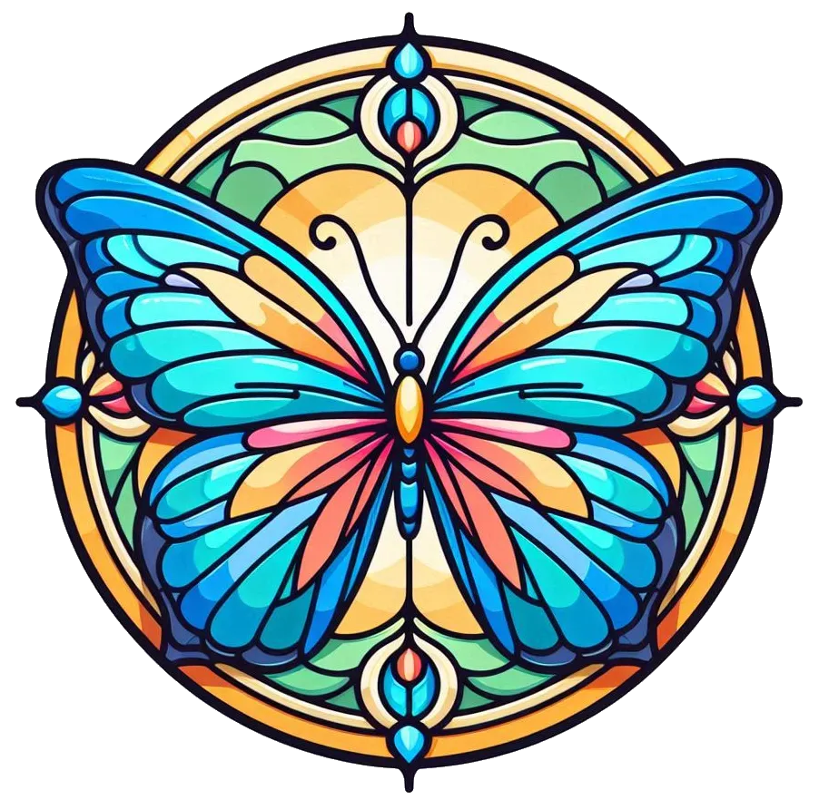 HueForge Stained Glass Butterfly 1 by tlavedas - MakerWorld