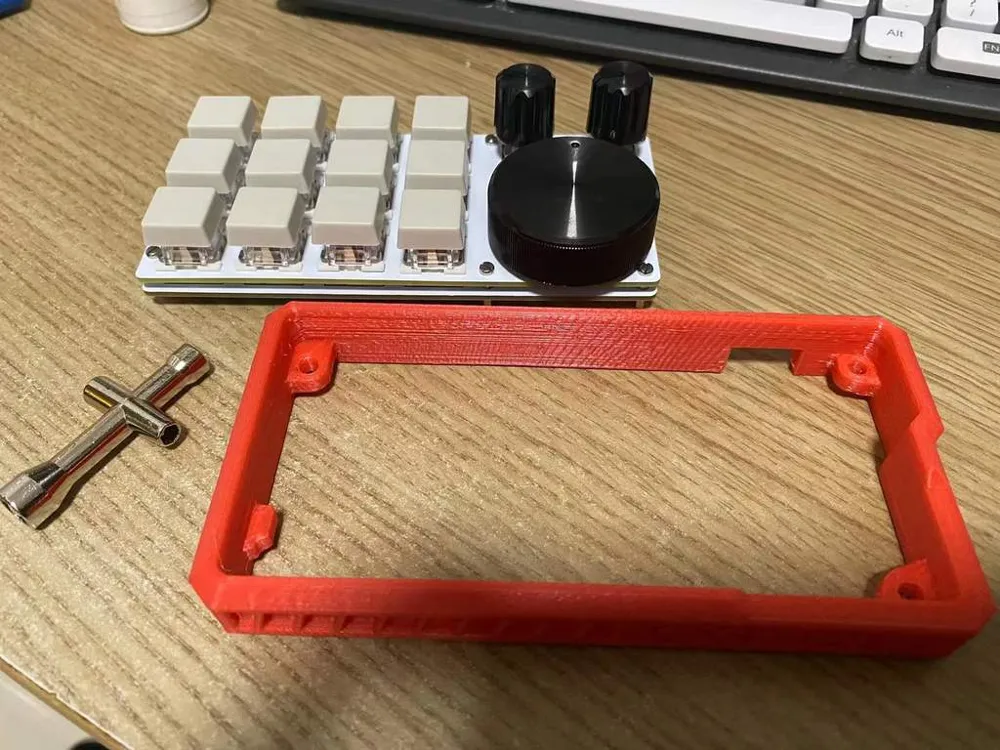 Keyboard case (CXT 12E3) Dial keyboard by zAgT - MakerWorld
