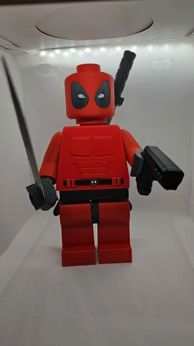 Deadpool Brick Character Remixed by WFA Builder - MakerWorld