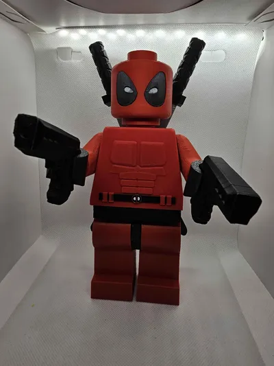 Deadpool Brick Character Remixed by WFA Builder - MakerWorld