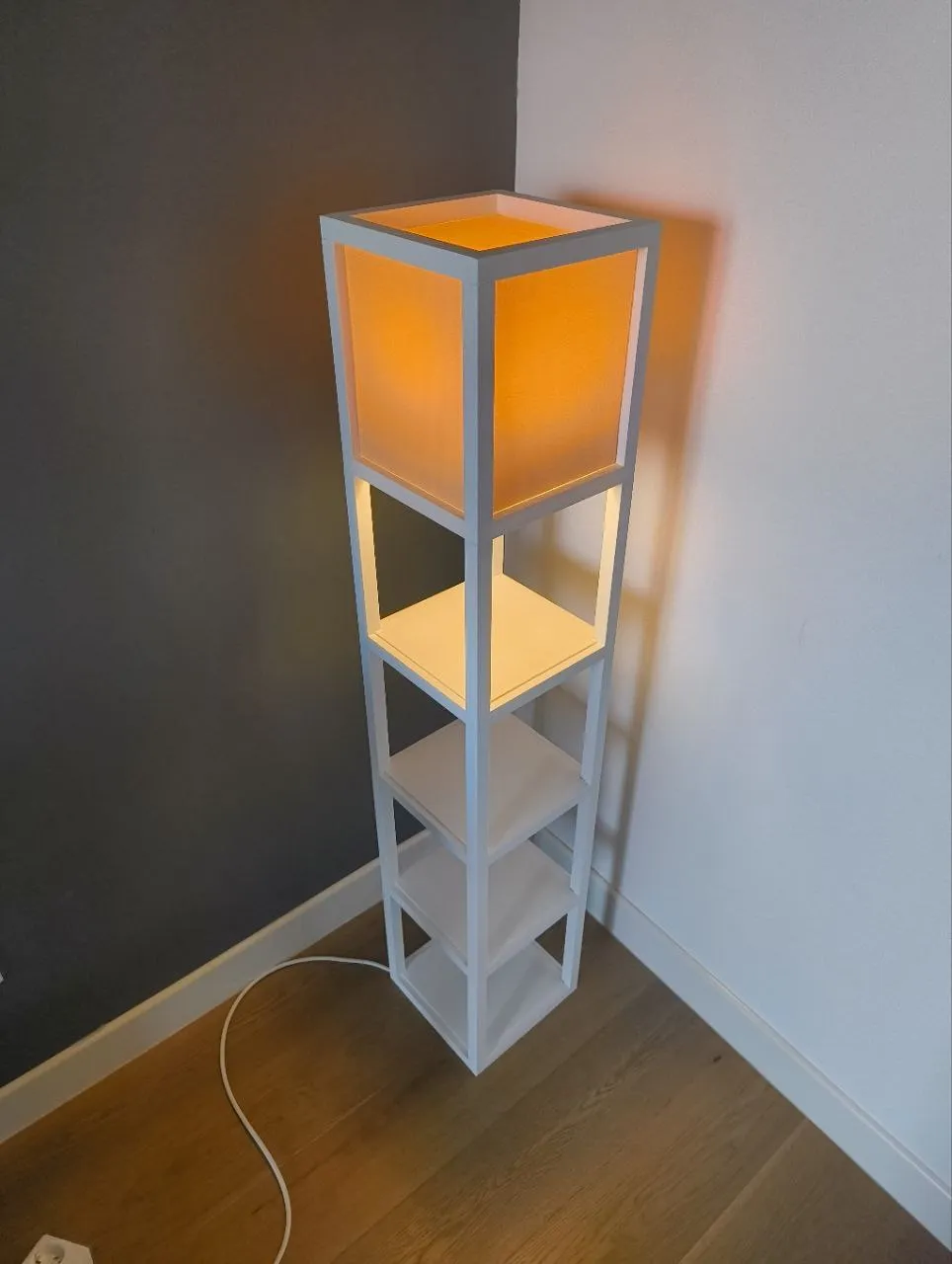 "Simplicity" IKEA-style shelf lamp - Free 3D Print Model - MakerWorld