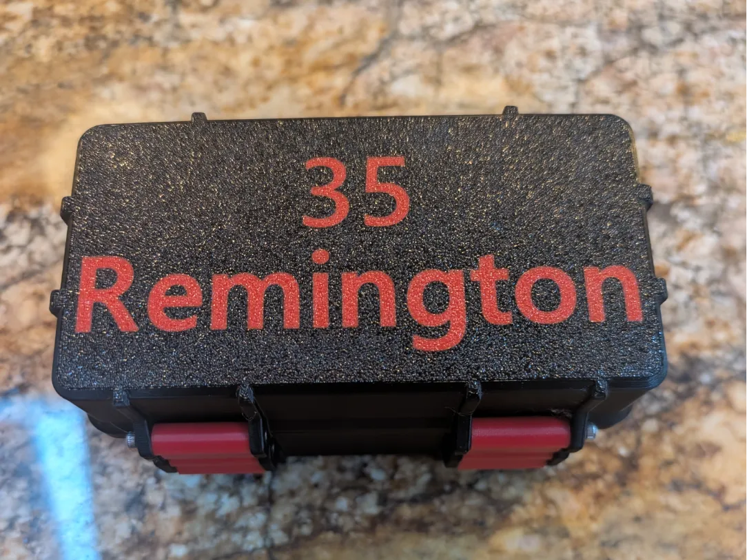 35 Remington 50rnd Ammo Box - Free 3D Print Model - MakerWorld