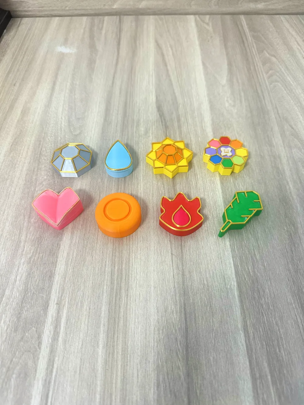 Pokémon Gym Badges - Free 3D Print Model - MakerWorld
