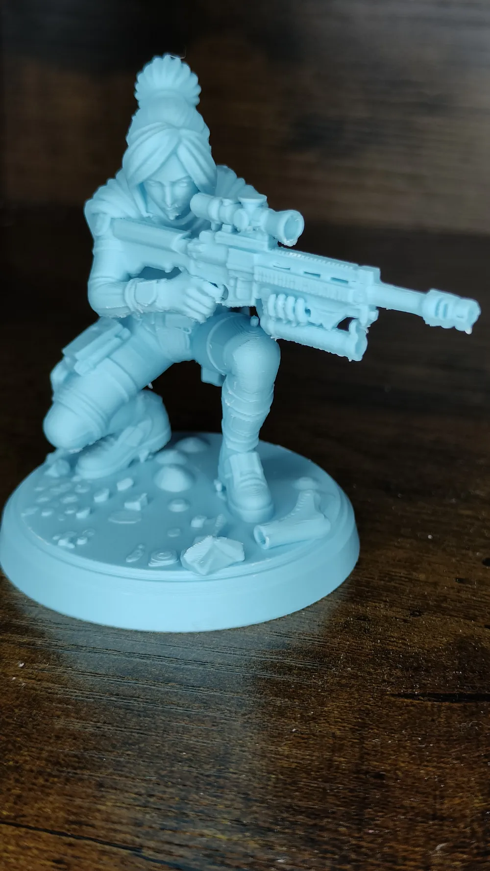 Tactical Female Sniper "Spectre" - Miniature RPG - Free 3D Print Model ...