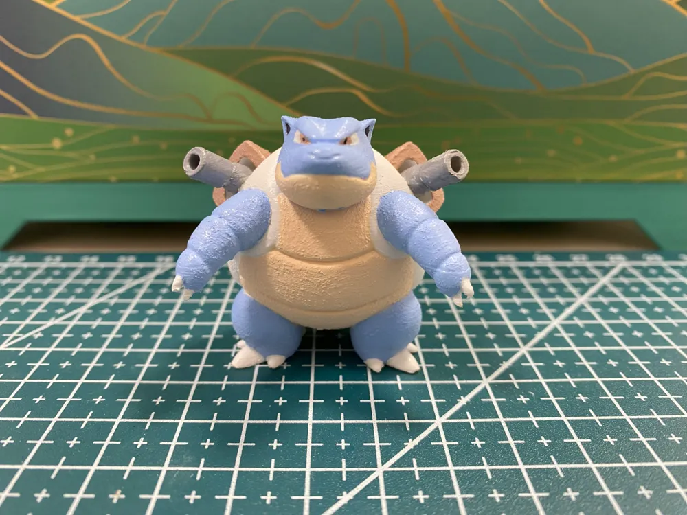 Pokemon: Blastoise by Callmeno1 MakerWorld: Download Free 3D Models