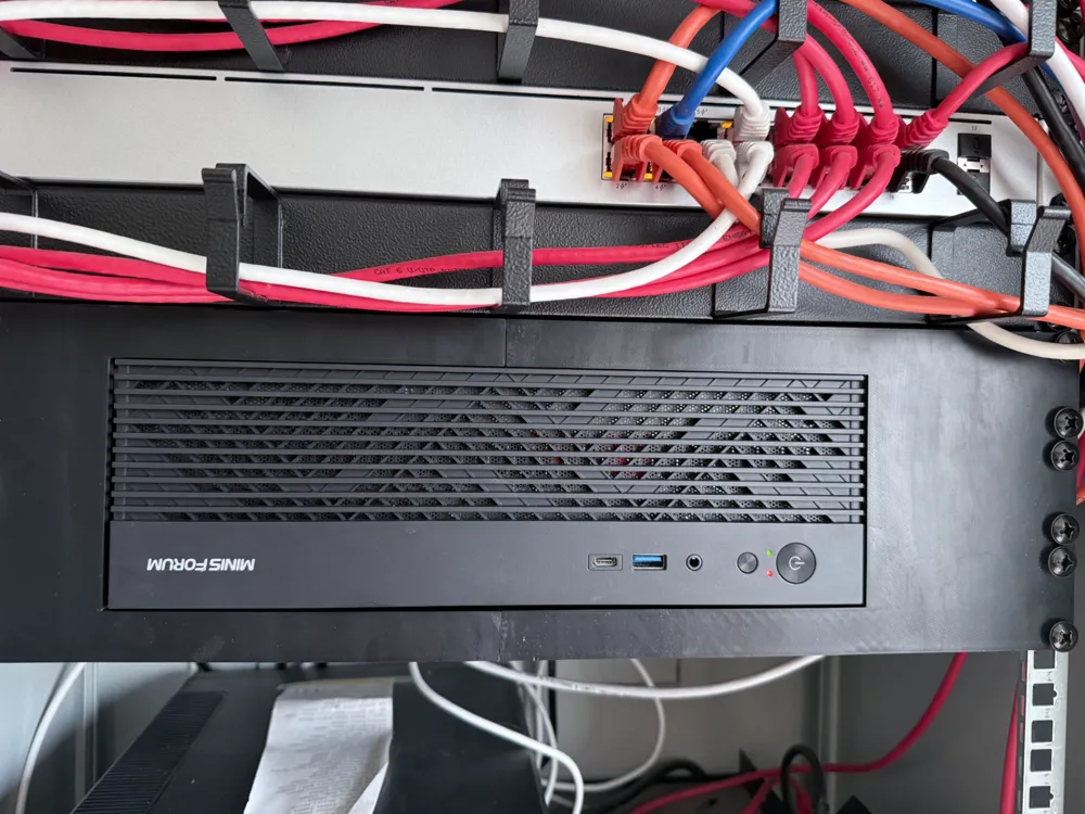Minisforum Mini PC Rack Mount - Free 3D Print Model - MakerWorld