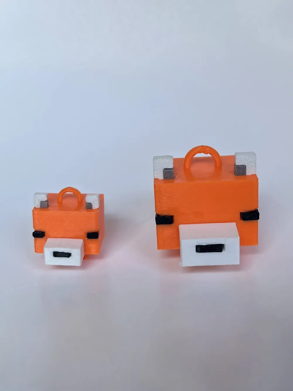 Minecraft Fox Keychain - No AMS - Easy Assembly - Free 3D Print Model ...