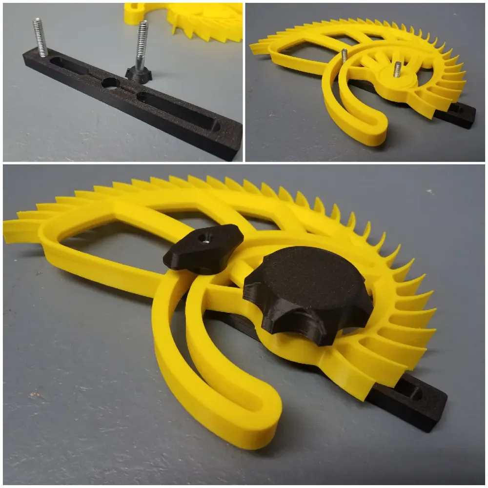 Featherboard - Spiral Rotating Featherboard by ShopTeacher - MakerWorld