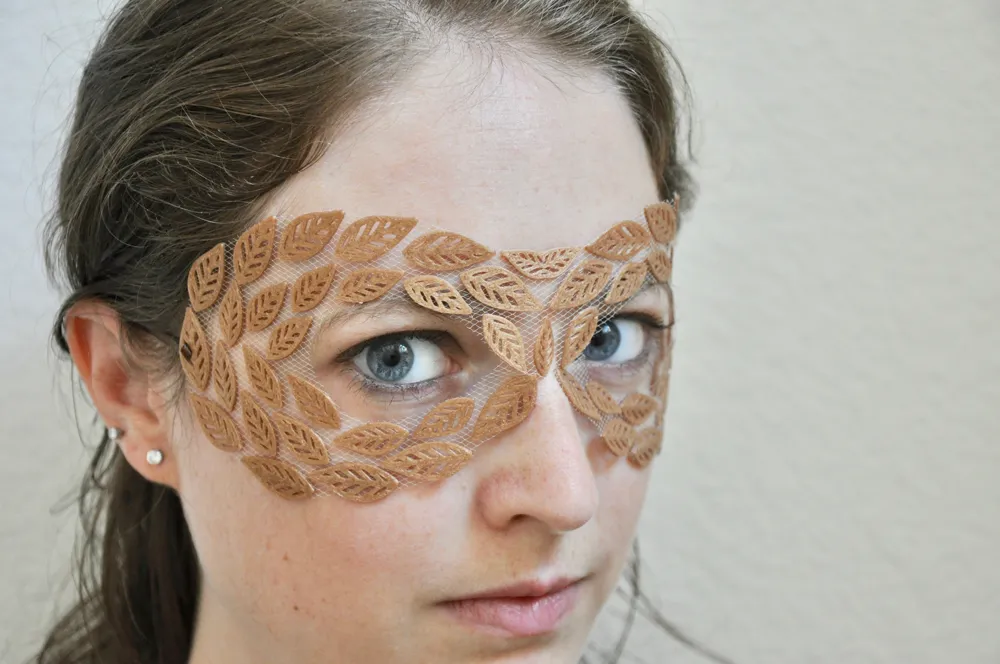 Leaf Masquerade Mask - Free 3D Print Model - MakerWorld