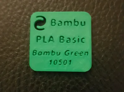 Bambu PLA Basic Green filament sample (10501) Remixed by Repi - MakerWorld