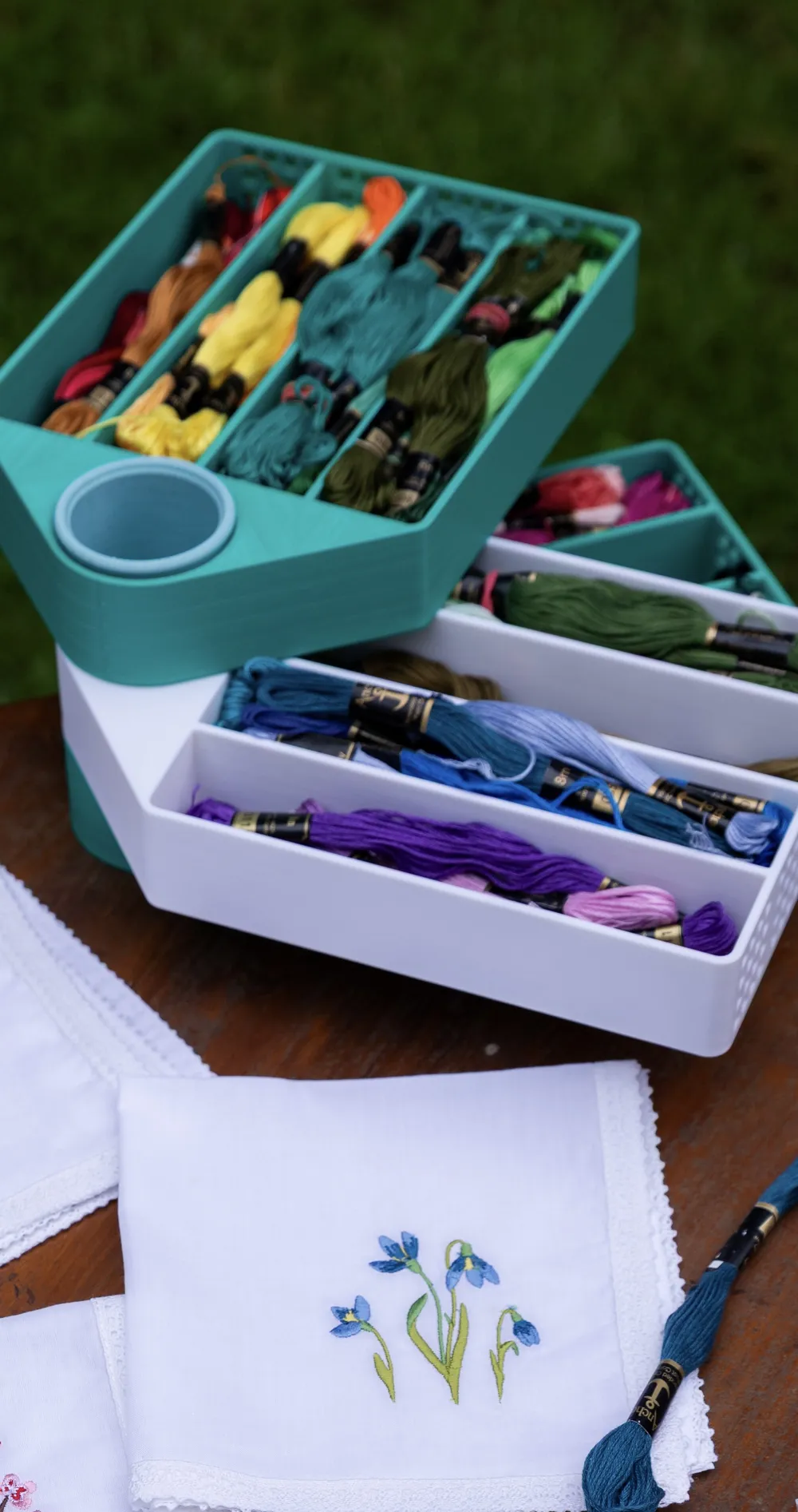 Tidy Threads - Embroidery Thread Organiser Trays by The Making Table ...