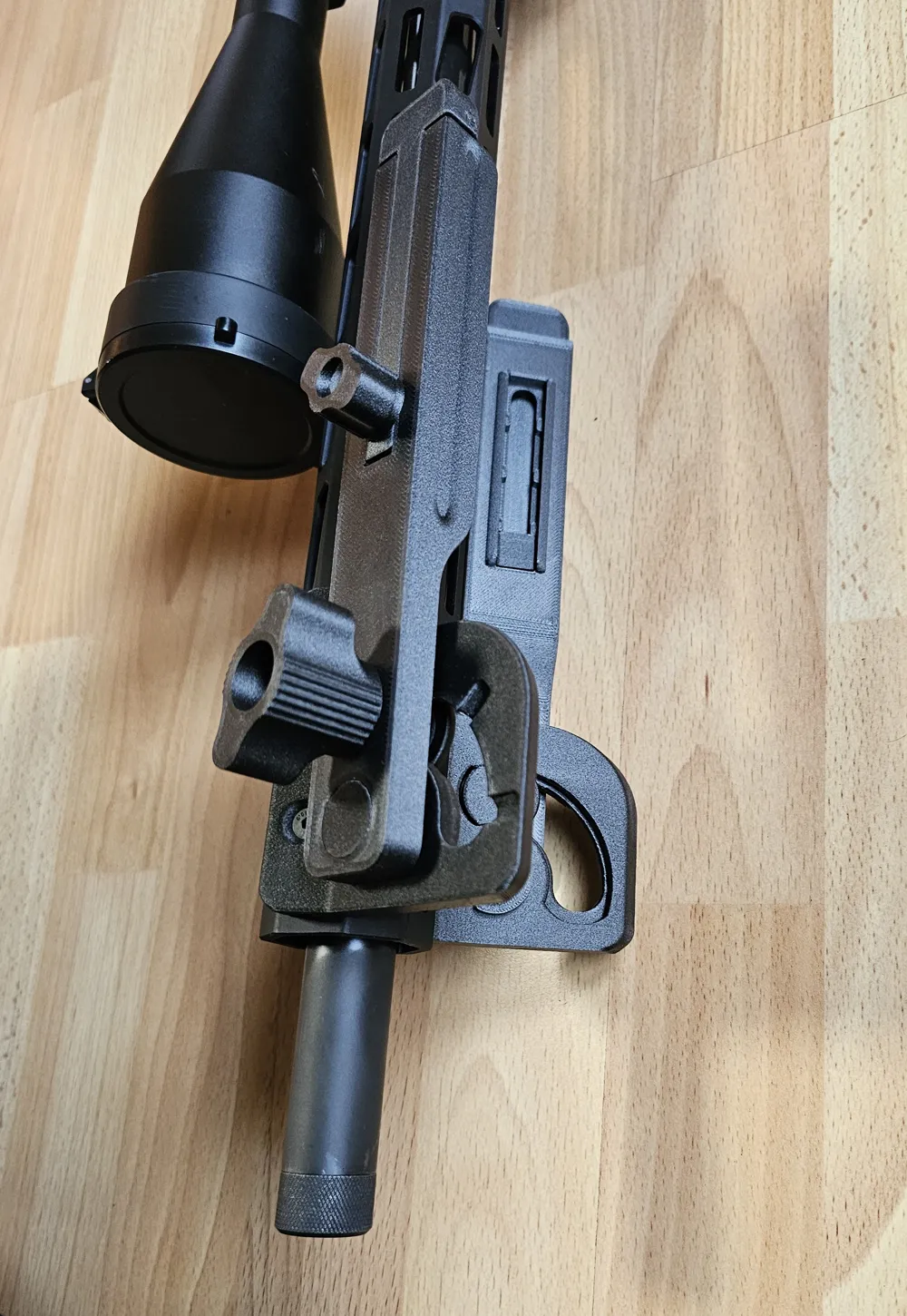 3D-Printed Rifle Bipod – Foldable and Adjustable - Free 3D Print Model ...