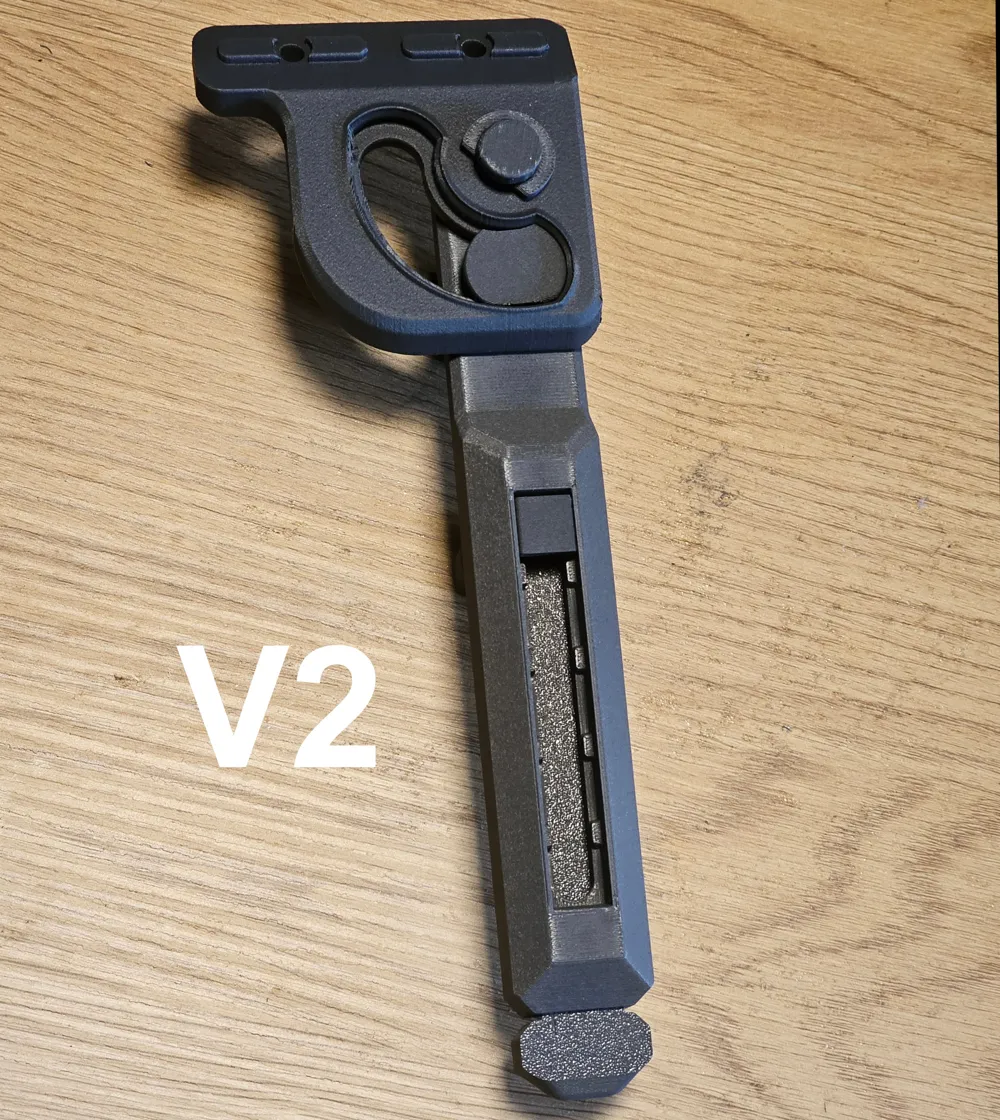 3D-Printed Rifle Bipod – Foldable and Adjustable - Free 3D Print Model ...