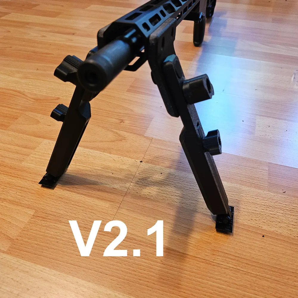 3D-Printed Rifle Bipod – Foldable and Adjustable by darioosz MakerWorld ...