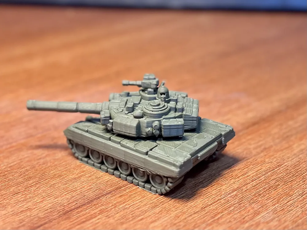 Cute T-90 Tank - Free 3D Print Model - MakerWorld