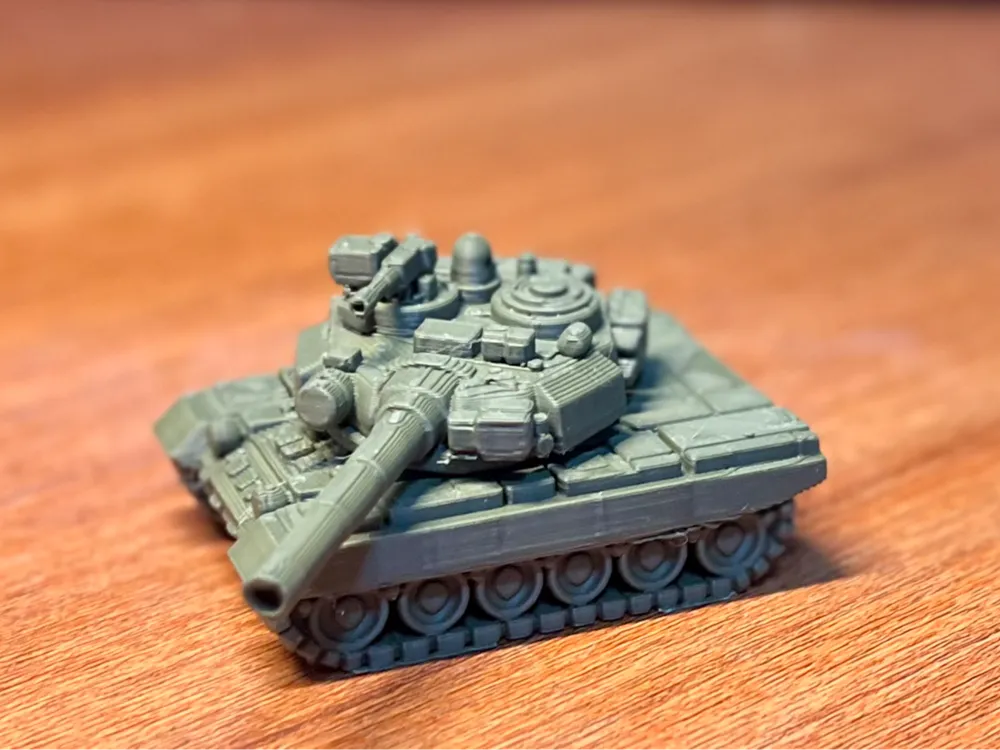 Cute T-90 Tank - Free 3D Print Model - MakerWorld