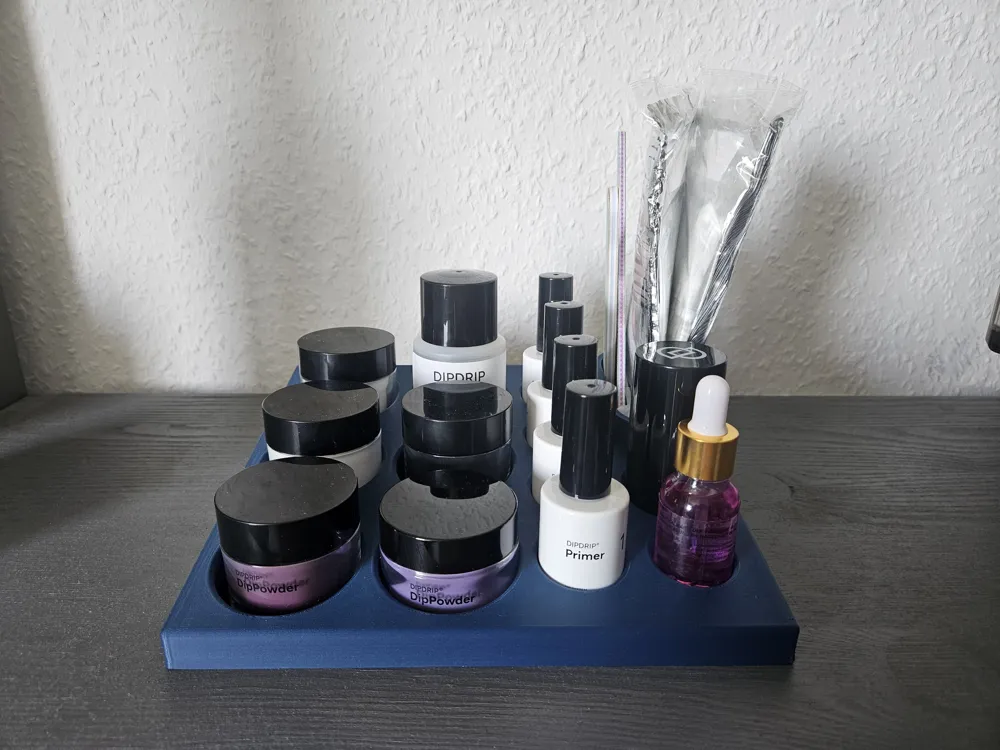 Dip Powder Organizer - Free 3D Print Model - MakerWorld