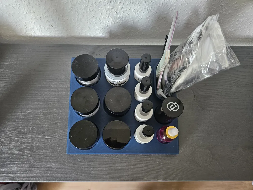 Dip Powder Organizer - Free 3D Print Model - MakerWorld