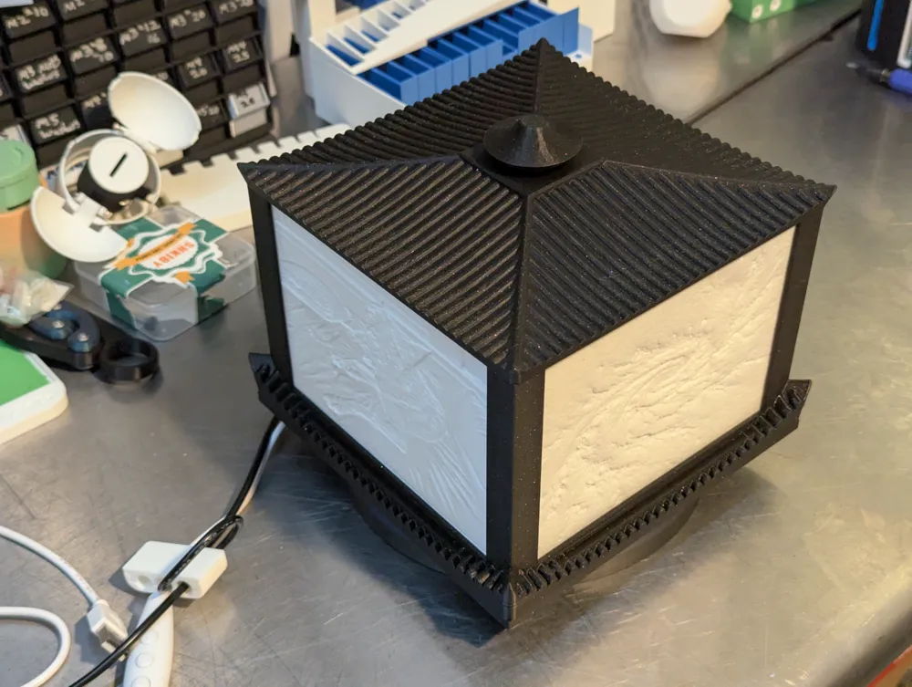 Motorized Rotating LED Lithophane Lantern Light by Chubbs Peterson ...