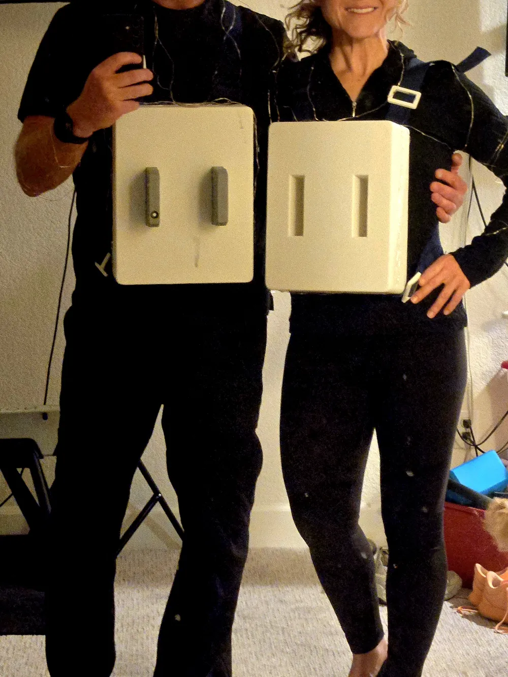 Light up Outlet plug Halloween costume - Free 3D Print Model - MakerWorld