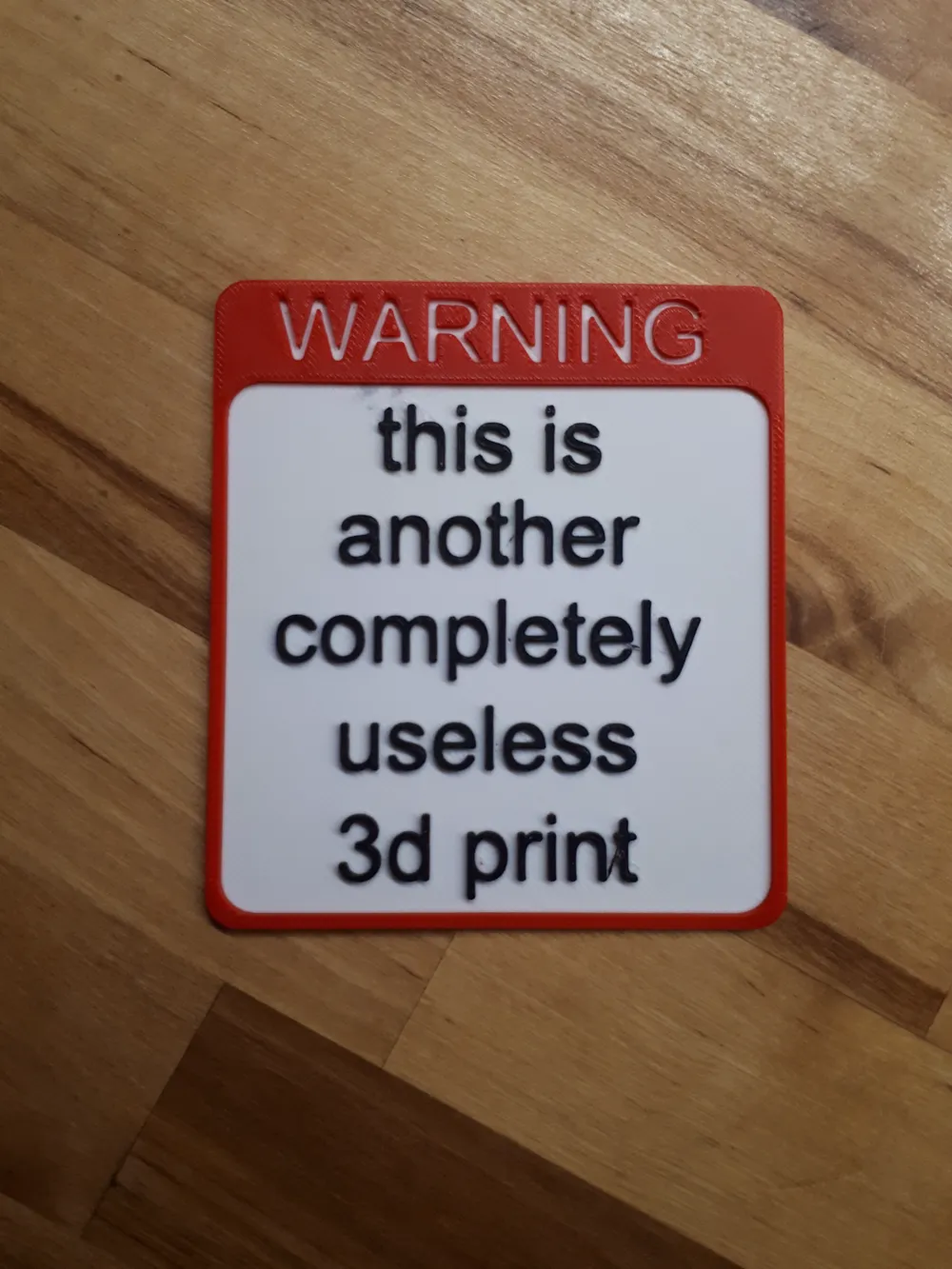 Warning this is another completely useless 3d print by M.Srnka - MakerWorld