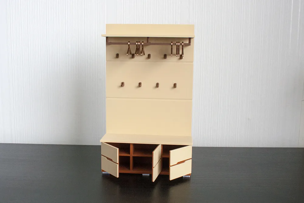 Miniature Wardrobe for dollhouse, scale 1:12 - Free 3D Print Model ...