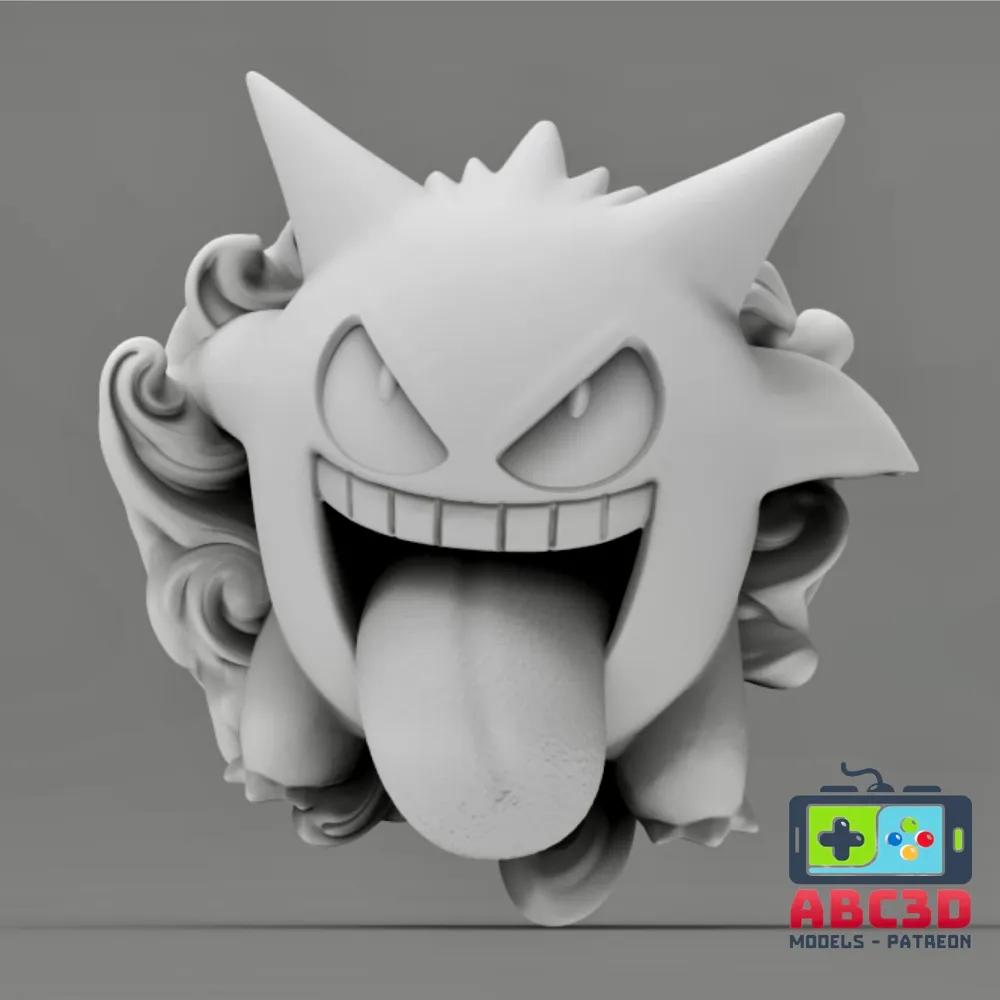 Gengar Pokemon Fridge Magnet or Wall Decoration by ABC3D - MakerWorld