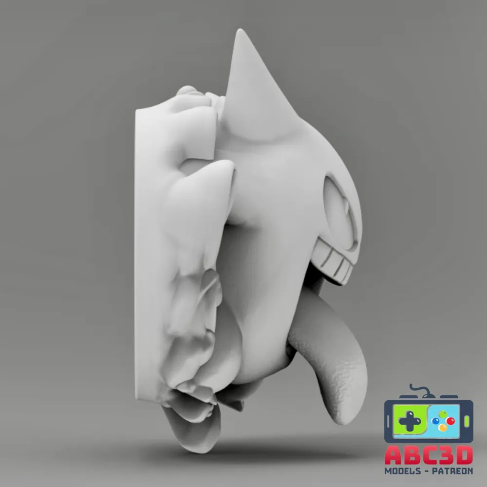 Gengar Pokemon Fridge Magnet or Wall Decoration by ABC3D - MakerWorld