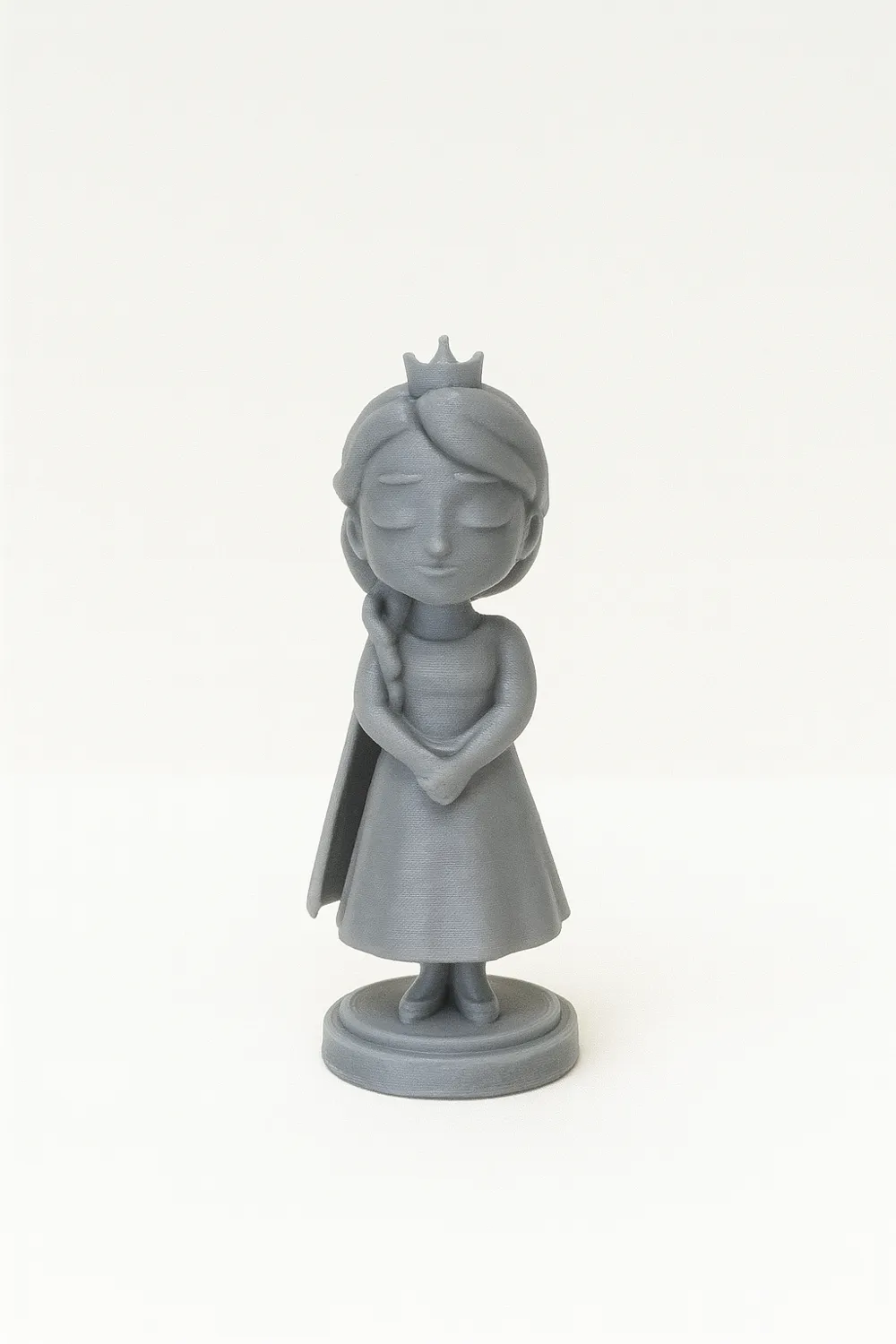 Princess Figurine with Crown and Braid by Badboyturnz MakerWorld ...